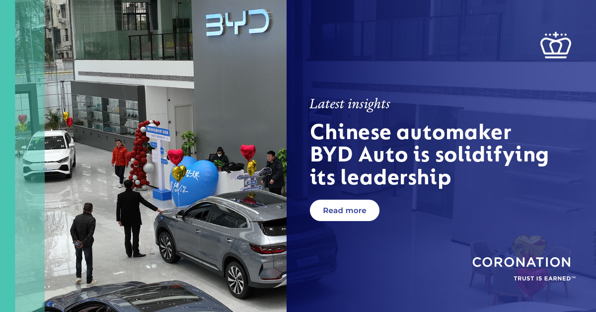 The Rise of Electric Vehicles: BYD | Coronation SA | Articles & Insights